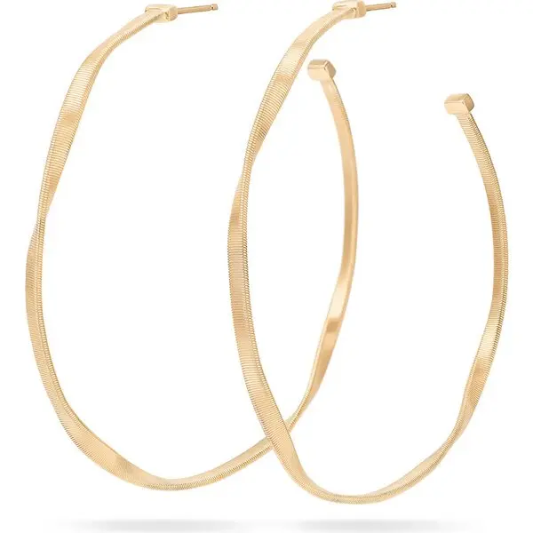 Marco Bicego Marrakech Twist Hoop Earrings - Gold