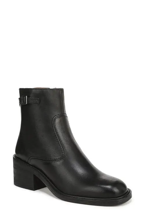 Franco Sarto Nylea Leather Bootie - Black