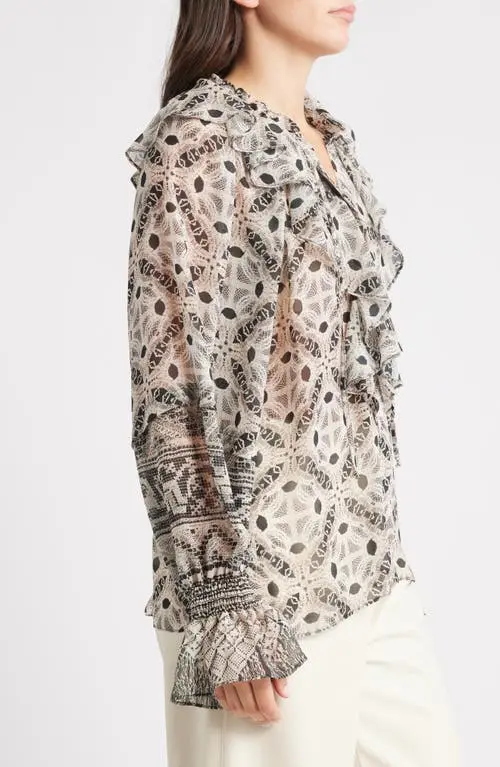 Kobi Halperin Glimmer Ruffle Top