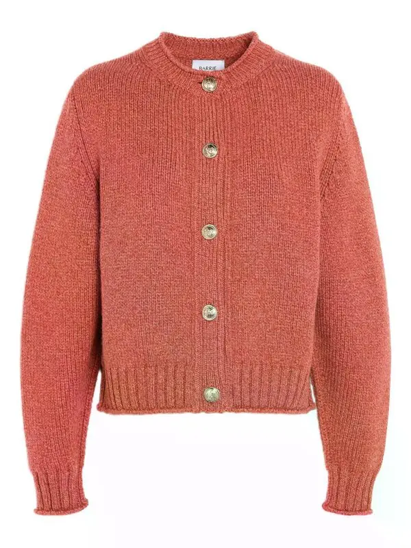 BARRIE Chunky-knit Cardigan - Orange