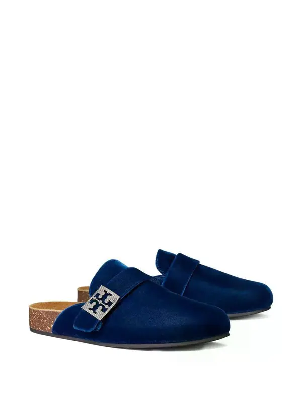 Tory Burch Mellow Pavé Mules - Blue