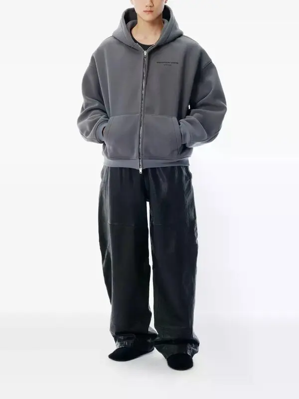 Alexander Wang Zip-Up Hoodie - Grey | Editorialist