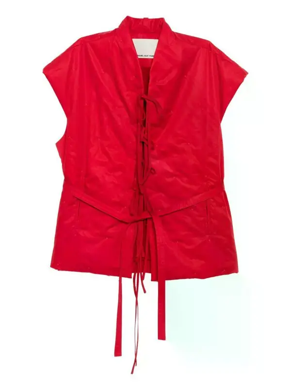 SAMUEL GUÌ YANG Lace-up Vest