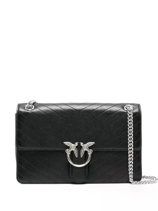Pinko Love One Light Crossbody Bag - Black