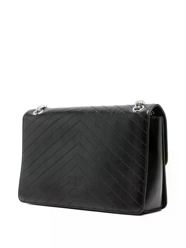 Pinko Love One Light Crossbody Bag - Black