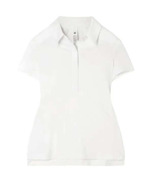 Lululemon Quick Dry Stretch Recycled Polo Shirt - White