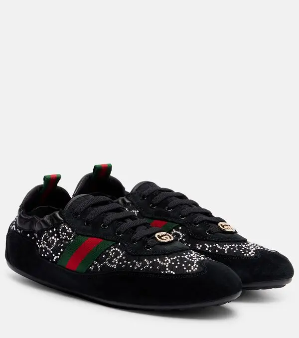 Gucci Suede-trimmed Sneakers
