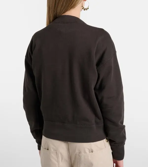 MARANT ETOILE Moby Logo Cotton-blend Sweatshirt