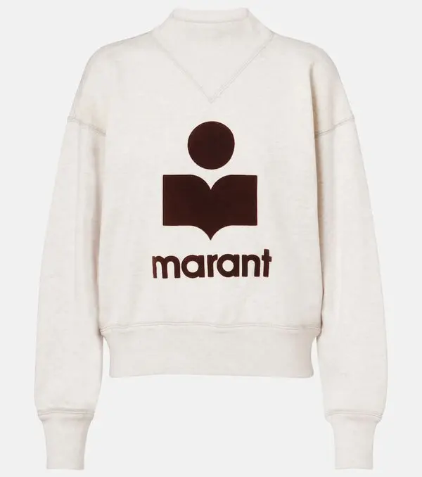 MARANT ETOILE Moby Logo Cotton-blend Sweatshirt