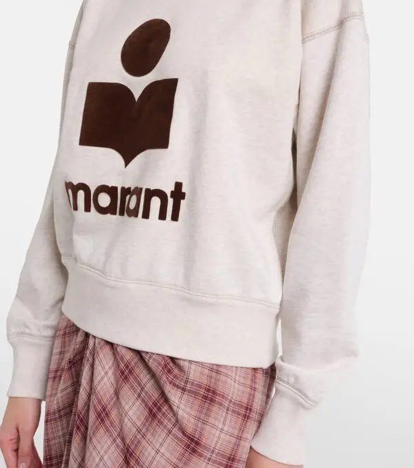 MARANT ETOILE Moby Logo Cotton-blend Sweatshirt