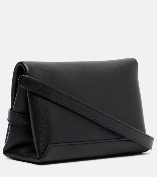 Victoria Beckham Chain Mini Leather Shoulder Bag - Black