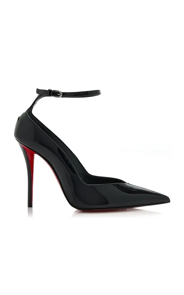 CHRISTIAN LOUBOUTIN Erozee 100mm Patent Leather Pumps - Black