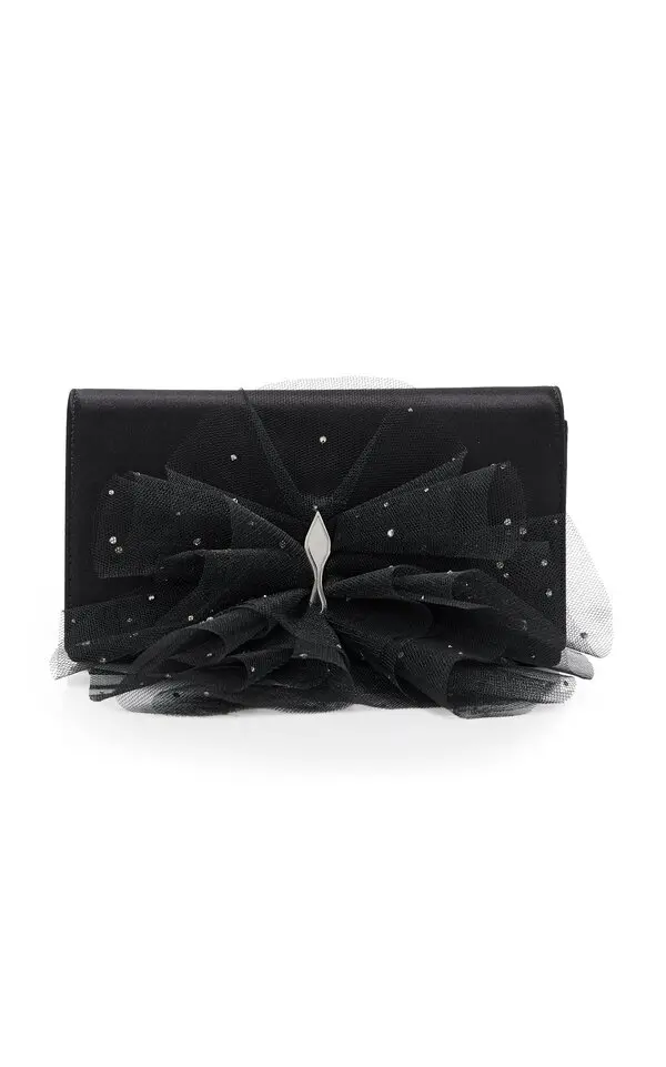 CHRISTIAN LOUBOUTIN Bettina Satin Clutch