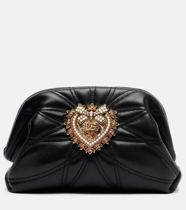 Dolce & Gabbana Devotion Small Shoulder Bag - Black