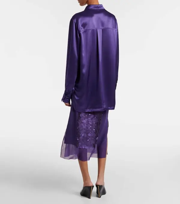 JOSEPH Dieu Satin Blouse