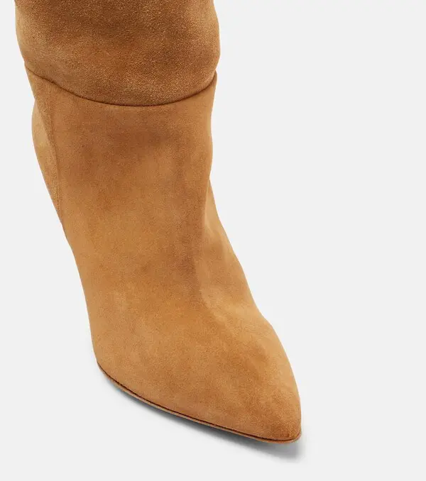 Paris Texas Elsa Suede Over-the-knee Boots - Beige
