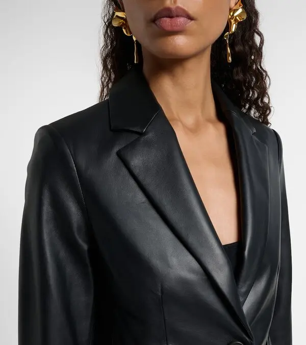 Vince Leather Blazer