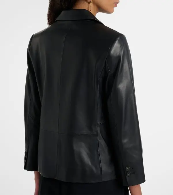 Vince Leather Blazer
