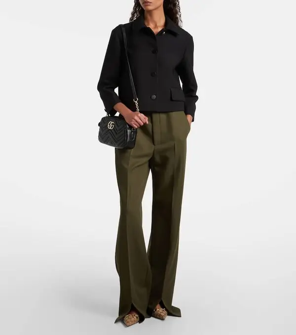 Gucci Erin Gg Canvas Horsebit Pumps