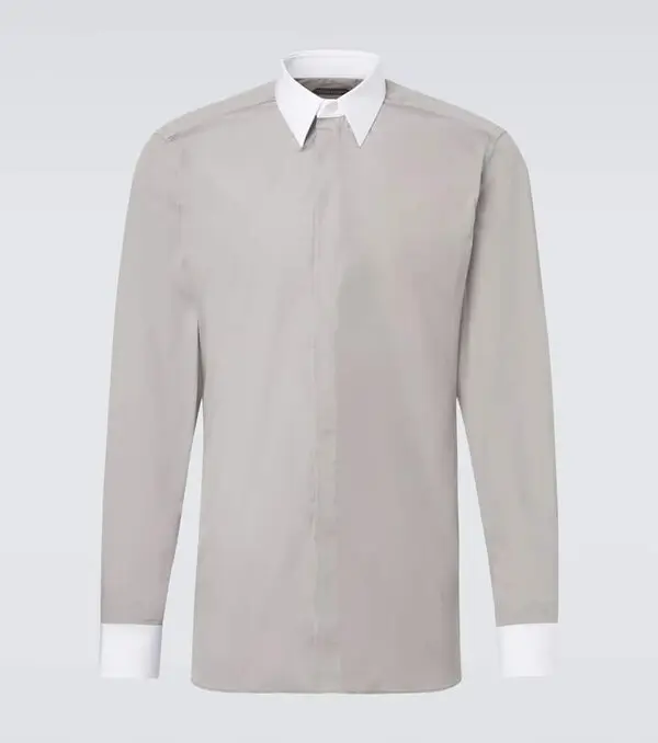 TOM FORD Cotton Shirt - Grey