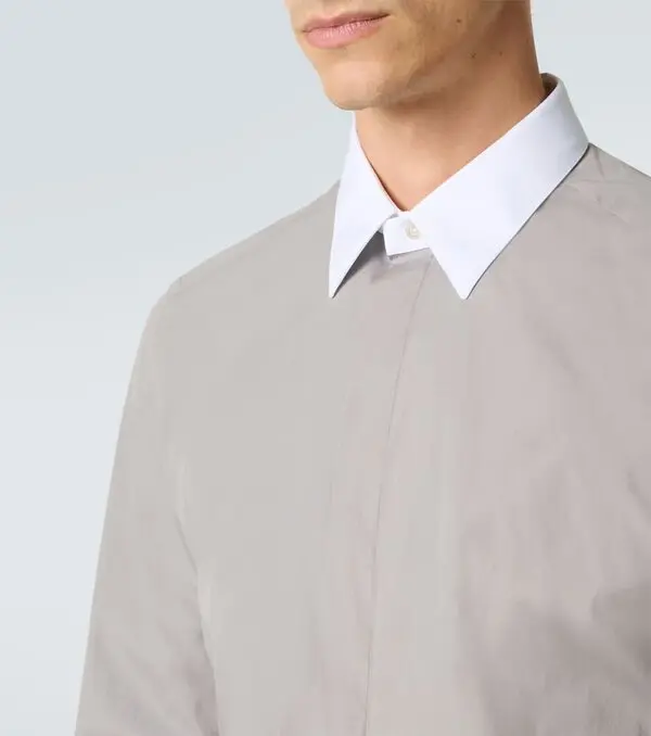 TOM FORD Cotton Shirt - Grey