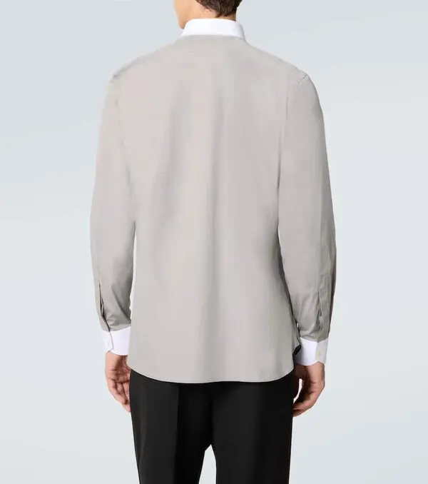 TOM FORD Cotton Shirt - Grey