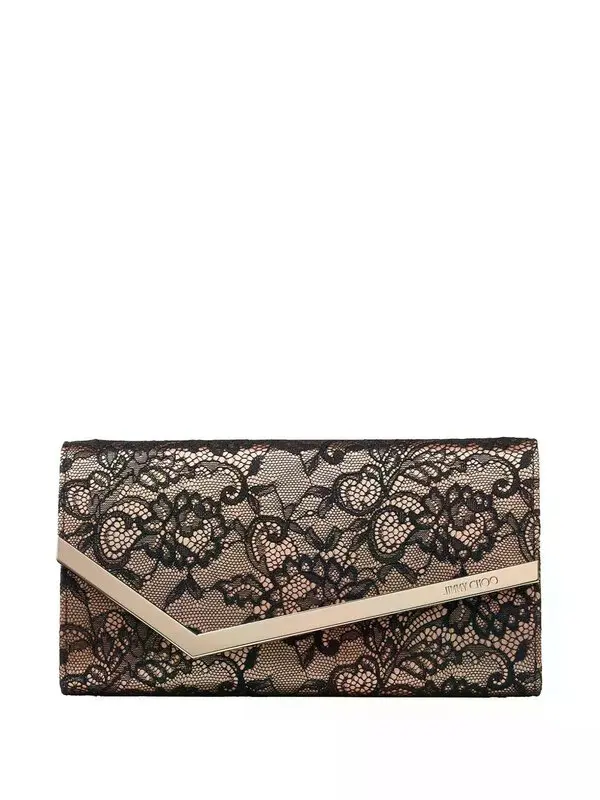 JIMMY CHOO Emmie Lace Chain Mini Bag