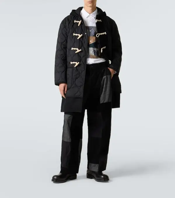 Comme Des Garçons Patchwork Cotton Poplin Shirt