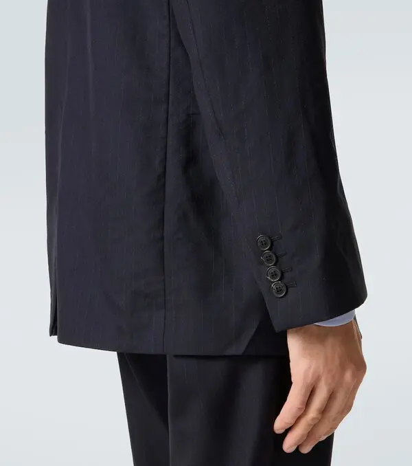 Balenciaga Pinstripe Wool Blazer