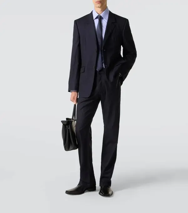 Balenciaga Pinstripe Wool Blazer