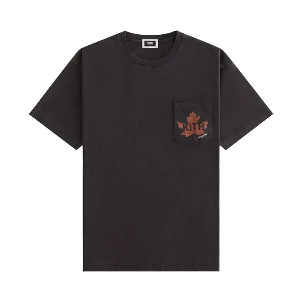 Kith Treats Leaf Vintage Pocket Tee - Black