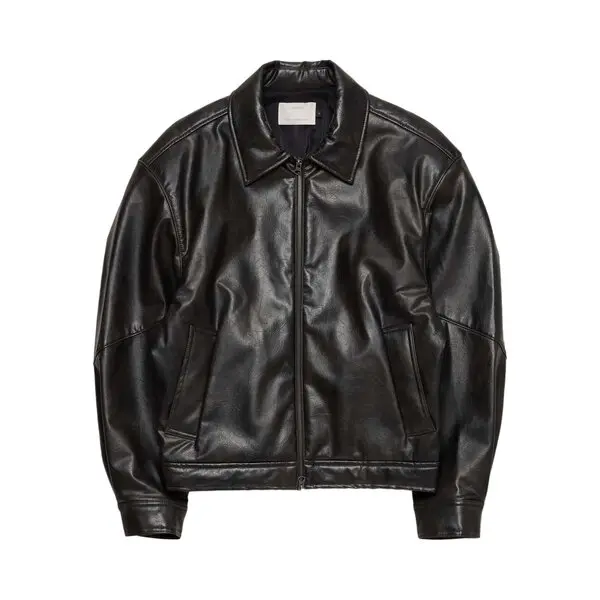 AMOMENTO Vegan Leather Blouson