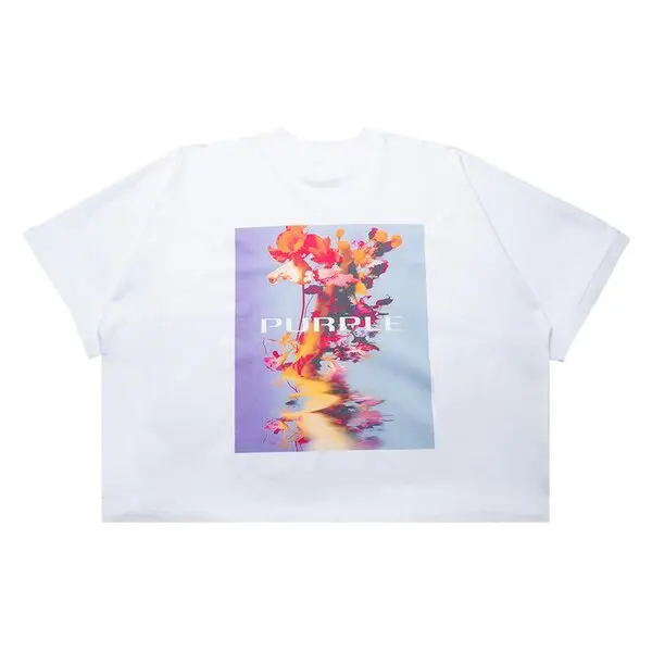 PURPLE BRAND Heavyweight Jersey Oversized T-shirt - White