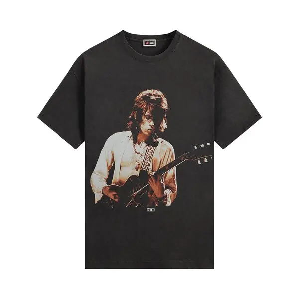 Kith Rolling Stones Keith Richards Vintage Tee - Black