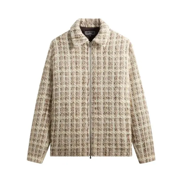 Kith Windowpane Tweed Coaches Jacket