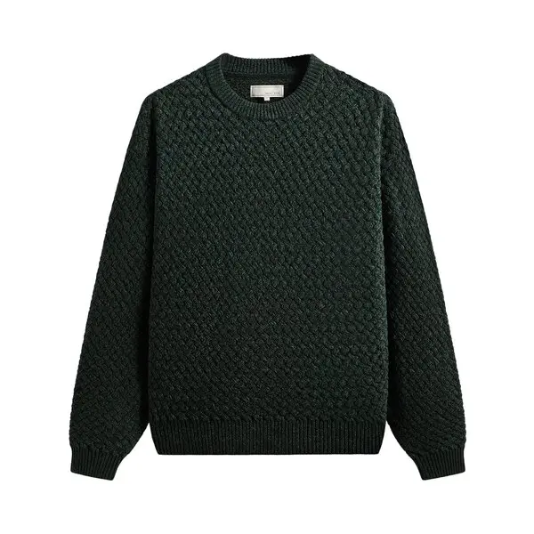 Kith Kin Basketweave Chenille Lewis Crewneck
