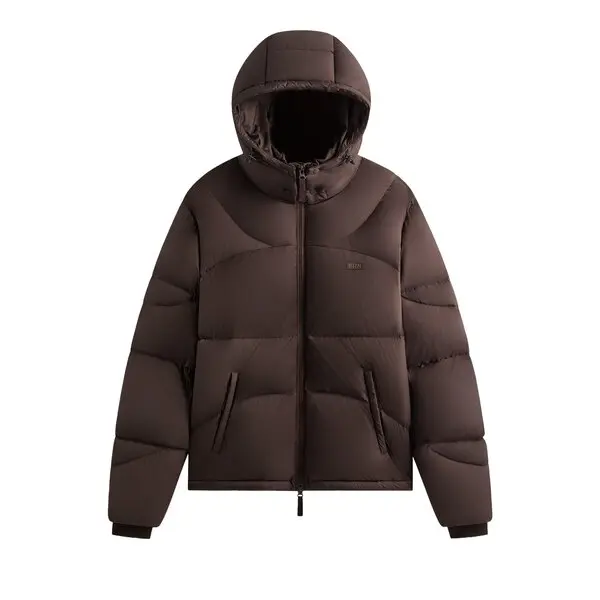 Kith Matte Taffeta Corey Puffer - Brown