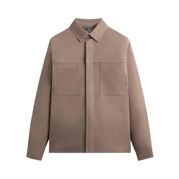 Kith Suede Ace Shirt - Tan