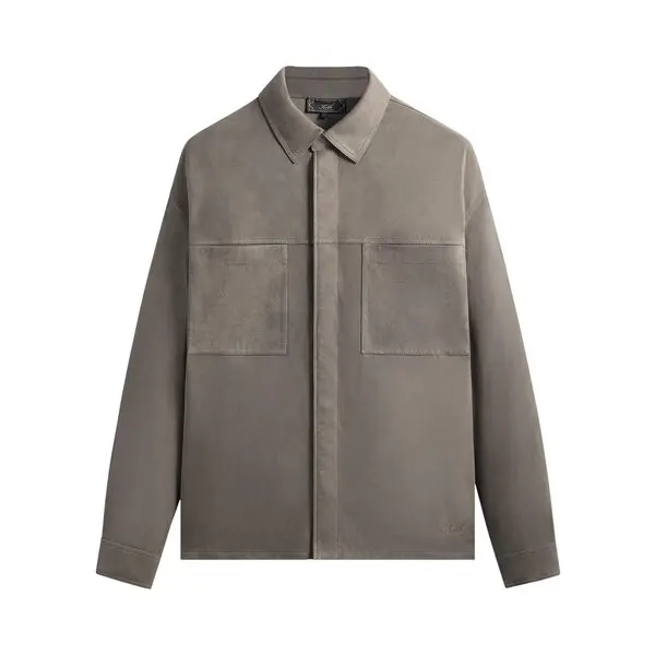 Kith Suede Ace Shirt - Grey