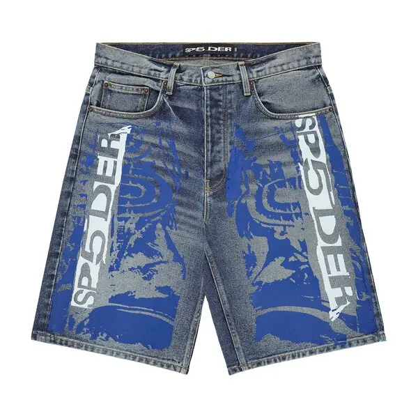SP5DER Moto Gt Denim Short