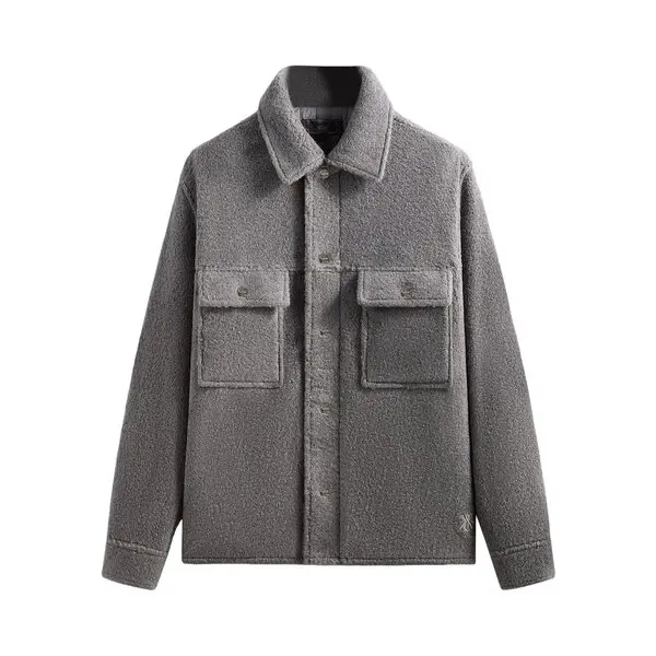 Kith Boucle Ace Shirt Jacket - Grey