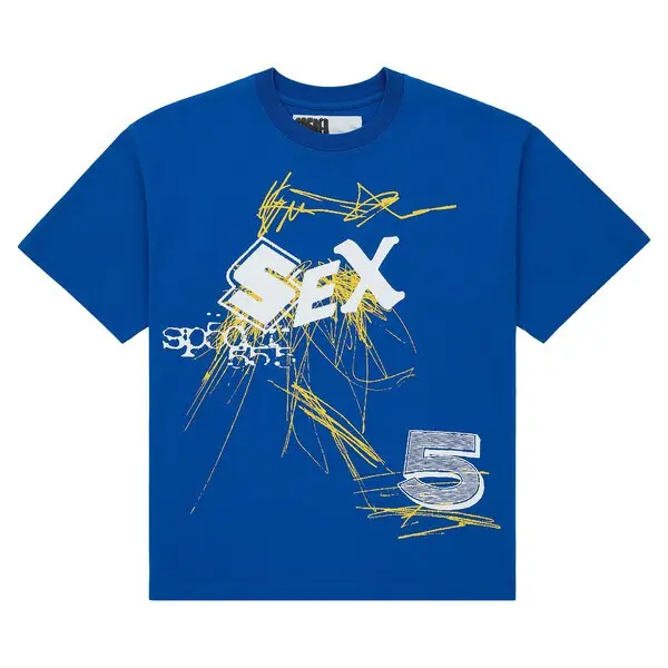 SP5DER Scribble Tee - Blue