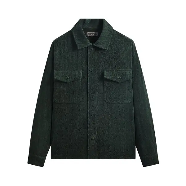 Kith Herringbone Velour Henson Buttondown