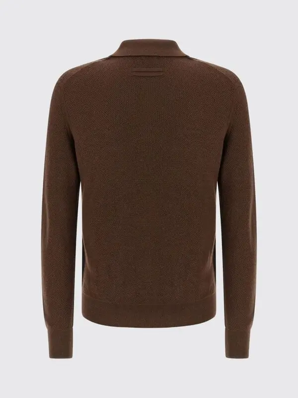 Zegna Polo Shirt - Brown