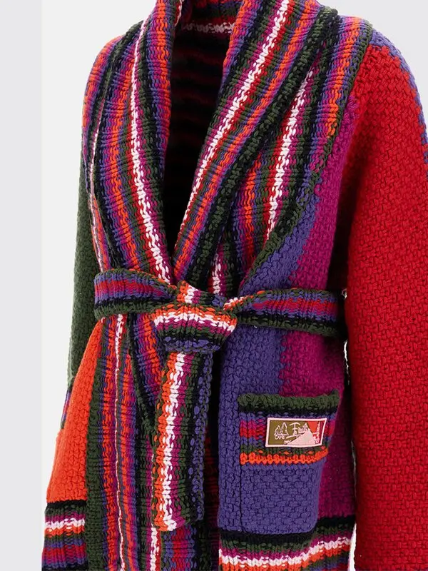 Emilio Pucci Striped Belted Sweater
