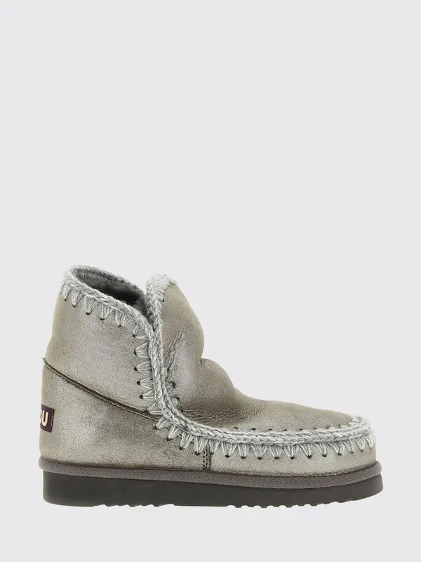 Mou Ankle Boots - Silver