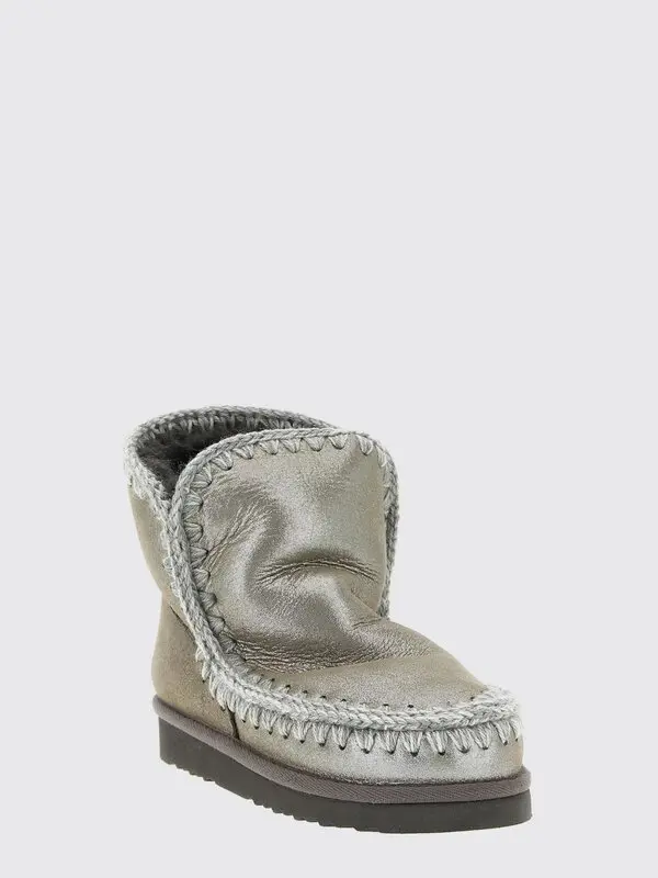 Mou Ankle Boots - Silver