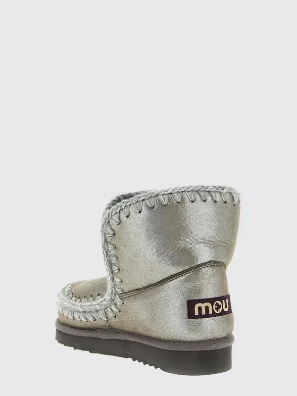 Mou Ankle Boots - Silver