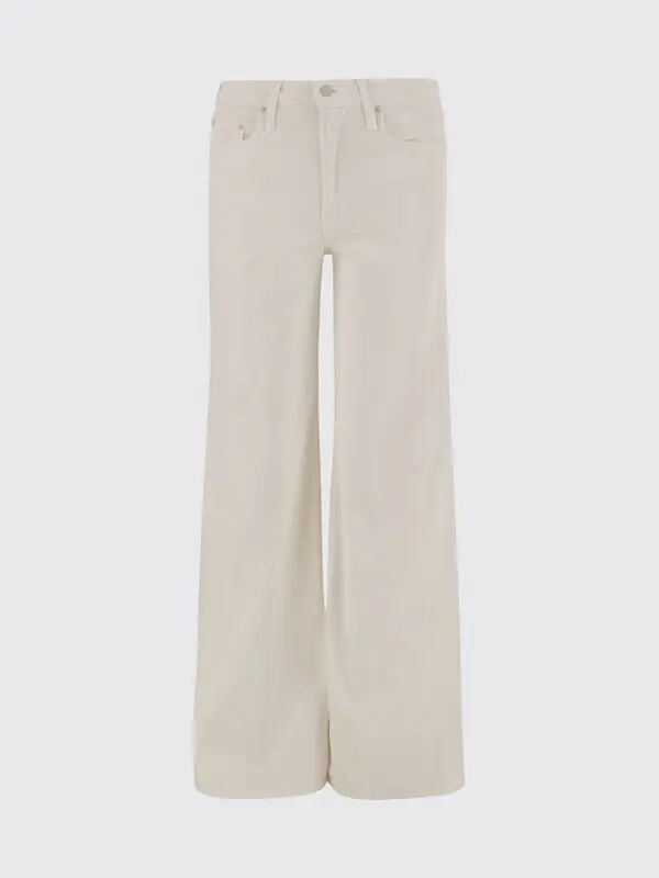 MOTHER Wide Leg Jeans - White