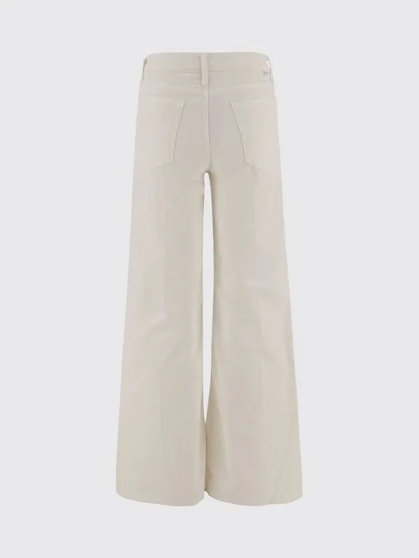 MOTHER Wide Leg Jeans - White